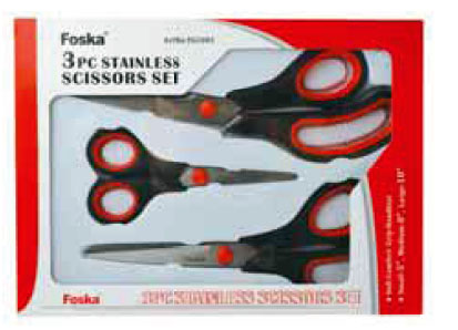 FOSKA SCISSORS 3 PIECE SET
